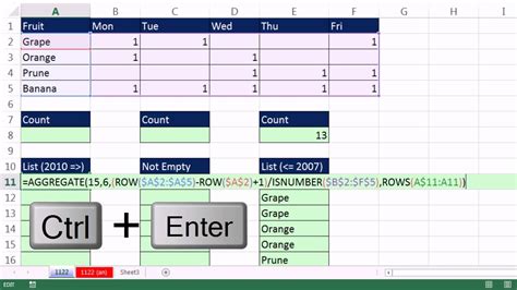 Excel Magic Trick 1122 Repeat Row Headers Vertically For Each Day
