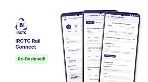 Irctc Rail Connect Redesign Behance