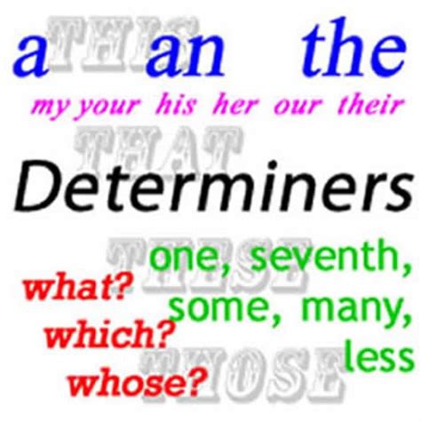 Determiner Pengertian Fungsi Jenis Dan Contoh Kalimat Dalam Bahasa Inggris