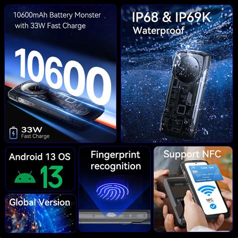 Cubot KingKong Star Rugged Smartphone 5G, 24GB(12+12GB) RAM, 256GB ROM ...