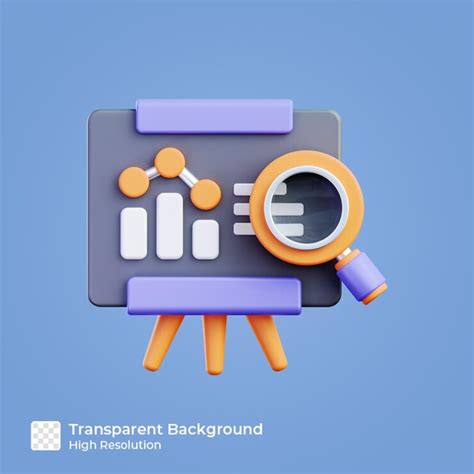 Premium Psd Data Analytics Icon 3d Render Illustration Isolated Premium Psd