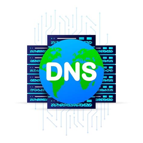 Premium Vector Dns Icon On White Background Isolated Vector Illustration Cyber Security Concept