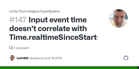 input event time doesn t correlate with time realtimesincestartup · issue 147 · unity
