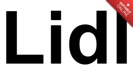 Lidl Plain On White Background Text Effect Generator
