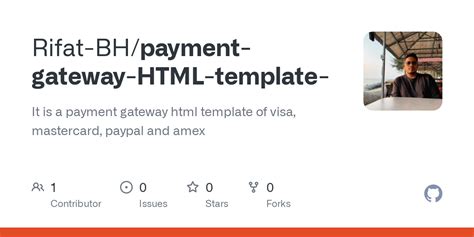 Github Rifat Bh Payment Gateway Html Template It Is A Payment Gateway Html Template Of Visa