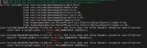 make error when build theiasfm · issue 4 · bytedance particle sfm · github