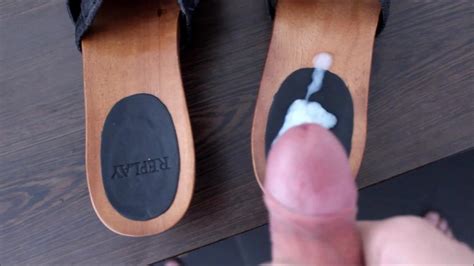 Cumming On Black Replay Clogs Before Giving Them Away Gay Porn Xhamster