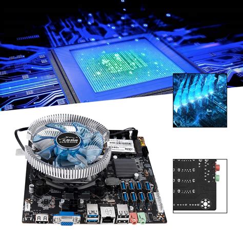 Mining Motherboard Cpu Ddr3 Memory Slot Riserless 8 Usb Mining Expert Component Authority