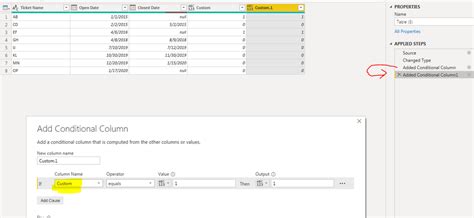 solved conditional column not showing all columns in tabl microsoft fabric community