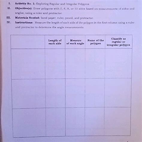 L Activity No 1 Exploring Regular And StudyX