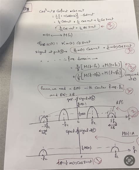 Solved Consider The Dsb Sc ﻿modulator In ﻿the Figure Where