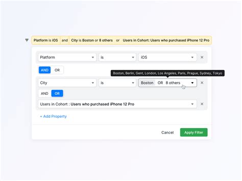Filter Query New Countly Ui By Antonin Kus On Dribbble