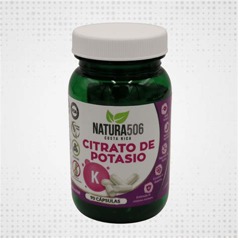 Capsulas Citrato De Potasio Natura506shop