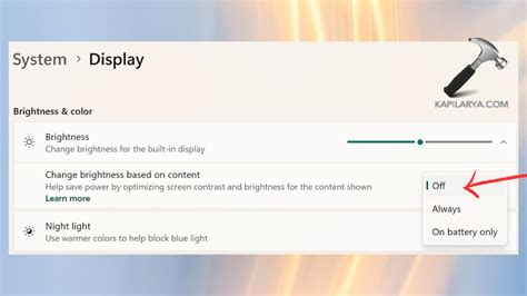 Fix Screen Brightness Keeps Changing On Windows 11