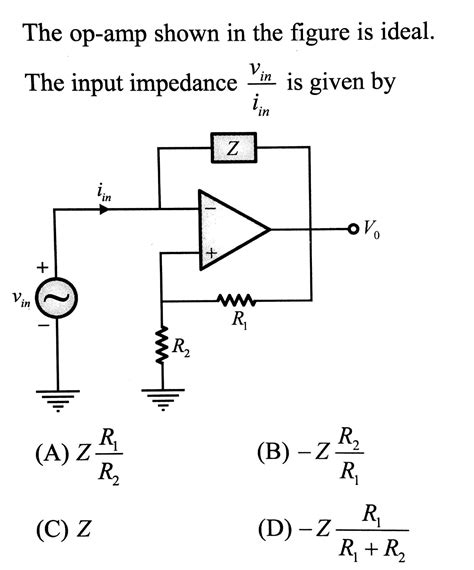 GATE Practice Question Analog Electronics Op Circuits Problem