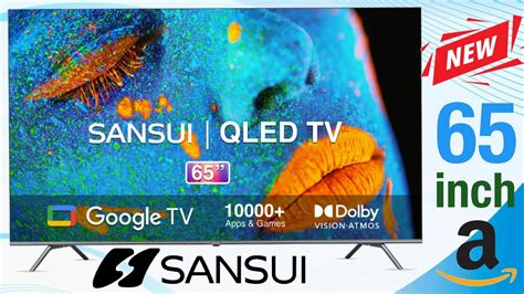 SANSUI Cm Inches K Ultra HD Smart QLED Google TV JSW GSQLED Sansui Qled Smart Tv
