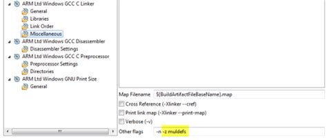 Link Order Using Multiple Definitions With Arm Gnu Linker And Eclipse Mcu On Eclipse
