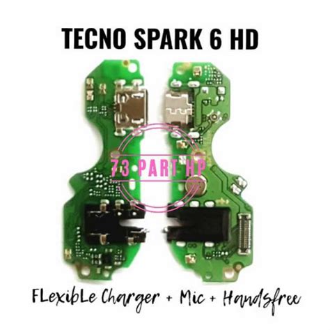 Jual Papan Konektor Charger PCB Techno Spark HD HD PCB Connector Charger Cas Cassan Cass Di