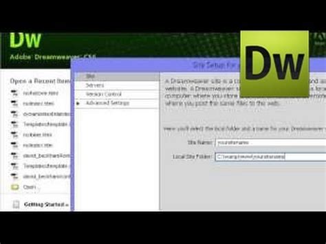 Adobe Dreamweaver Creating Dynamic Website YouTube