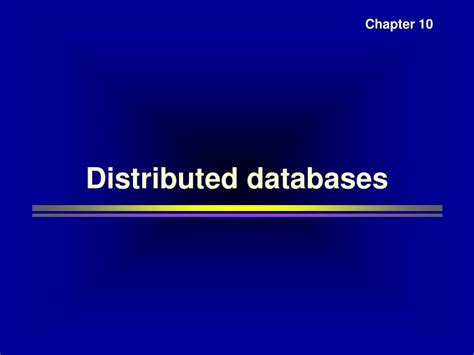 Ppt Distributed Databases Powerpoint Presentation Free Download Id266452