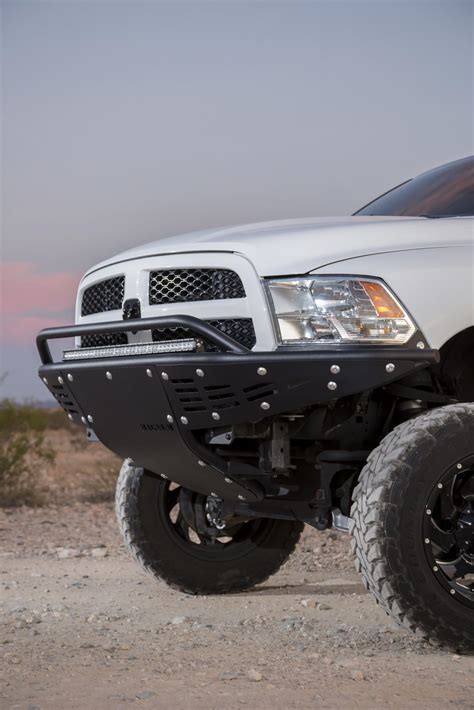 Dodge Ram 1500 Front Bumper 09 17 Ram 1500 Black Powdercoat Baja Series