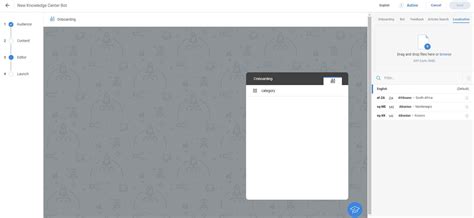 Knowledge Center Bot Localization Gainsight Inc