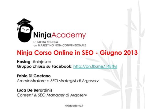 Come Creare Una Strategia Seo Efficace Ppt