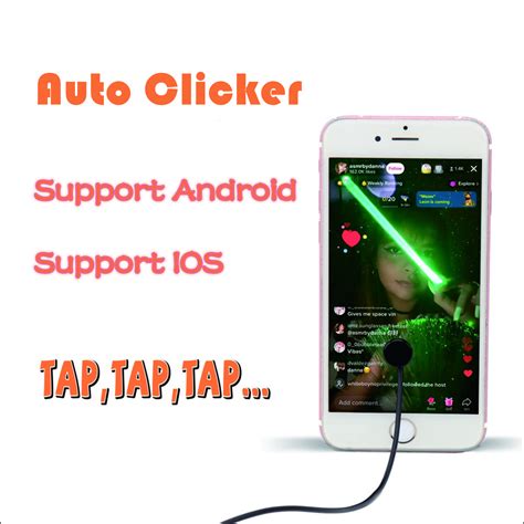 Auto Clicker For Iphone Ipad Screen Device Automatic Tapper For Android Ios Simulated Finger
