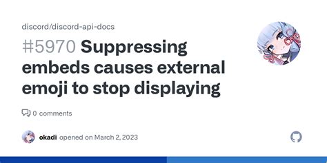Suppressing Embeds Causes External Emoji To Stop Displaying · Issue
