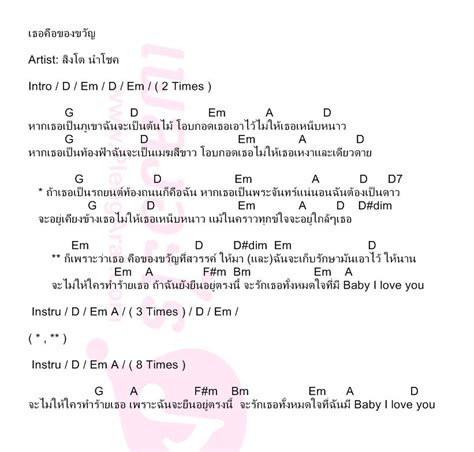 คอร์ดเพลง เนื้อเพลง เธอคือของขวัญ สิงโต นำโชค Plengarai เพลงอะไร คอร์ดกีตาร์ เปลี่ยนคีย์
