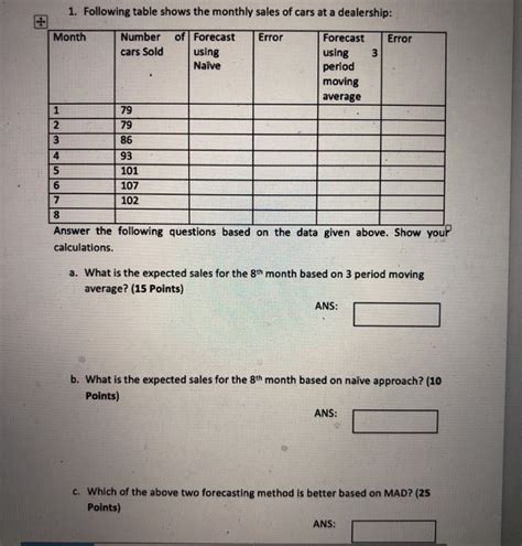 Solved Can I Have An Answer To This Please But Without Using