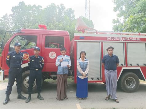 ဆင်ပေါင်ဝဲမြို့နယ် ကျေးရွာများသို့ လေပြင်းဘေးအန္တရာယ်ကြိုတင်ကာကွယ်ရေး အသိပေးနှိုးဆော