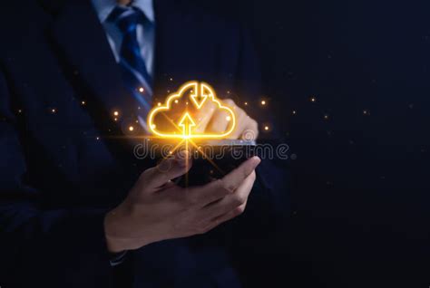 Cloud Computing Show Diagram Representation Technology Icons The
