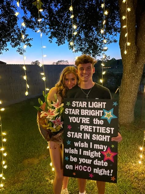 Star Lit Hoco Proposal In 2024 Cute Prom Proposals Prom Proposal Dance Proposal