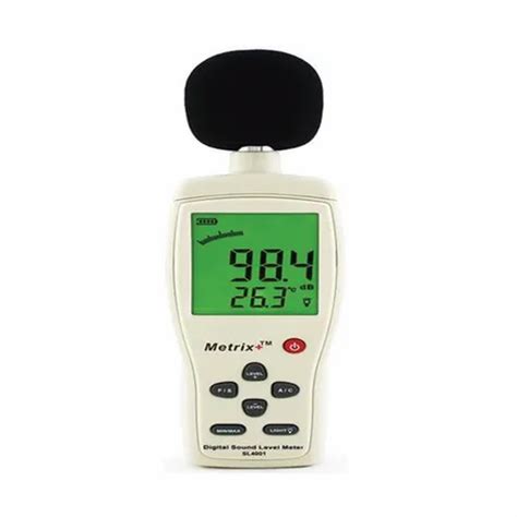Metrix Sound Level Meter Digital Accuracy Db At Rs In Ahmedabad