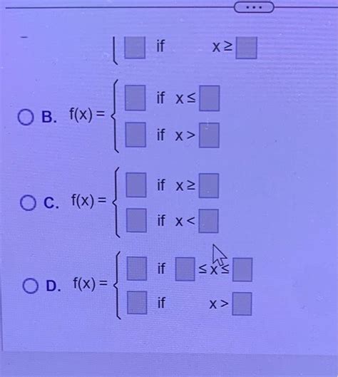 Solved Give The Rule That Describes The Piecewise Defined