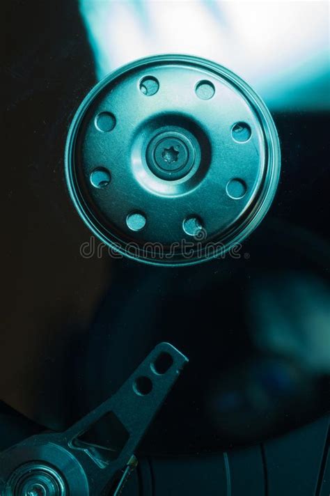 Hdd Open Hard Disk Drive The Concept Of Data Storage Data Array Hard Drive From The Computer