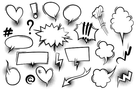 Comic Book Text Speech Bubble Stock Illustration Download Image Now