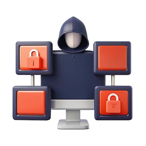 A Robot With Orange And Blue Buttons And A Black Box With A Lock On It