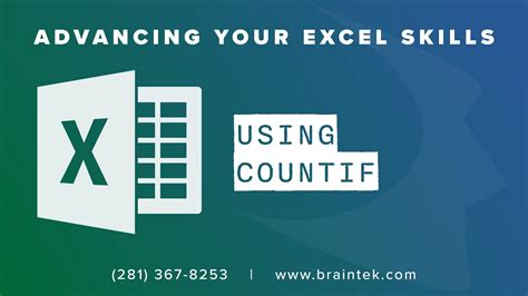 Using Countif Youtube