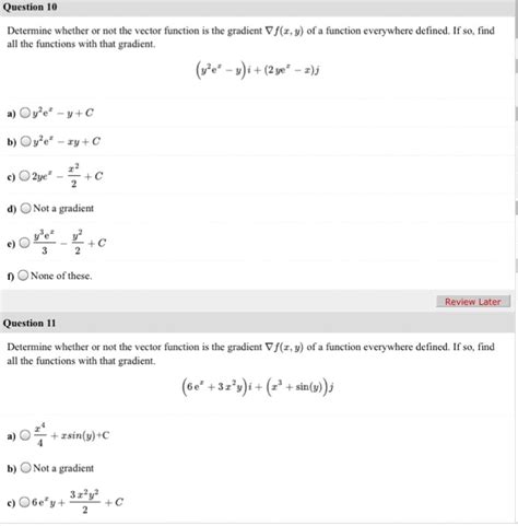 solved determine whether or not the vector function is the