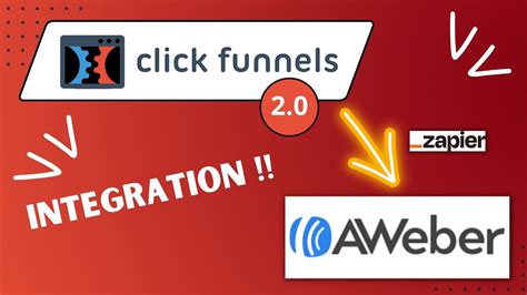 How To Connect Clickfunnels 20 To Aweber Youtube