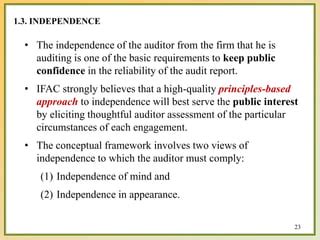 Lecture Ethics Basic Auditing Following Framework Pptx