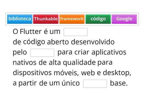Flutter Complete The Sentence