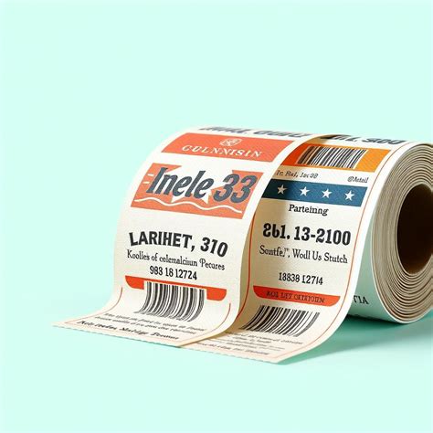 Labels Roll Printstock