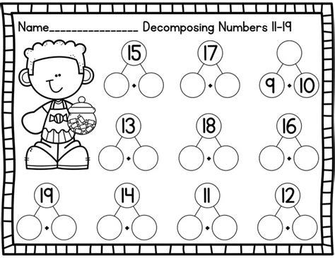 {flash Freebie } Kindergarten Math—teen Numbers 11 19 By Serendipity Math Shop Kindergarten