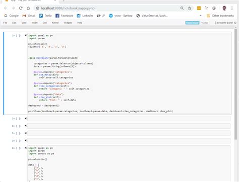 how to create a parameterized dashboard with seperation between data transforms and data views