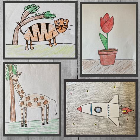 Easy Drawing For Kg Class