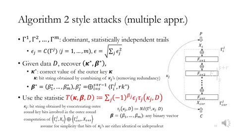 Multiple Linear Cryptanalysis Using Linear Statistics Youtube