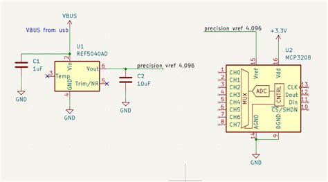 Recommended Filter Capacitors And External Components For My Mcp3208 Adc General Guidance